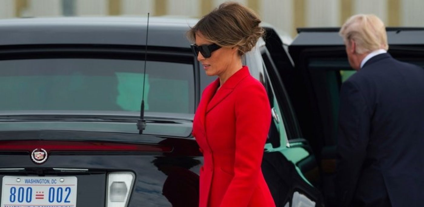 Melania Trump Wearing Red Suit Will Inspire You To Add One To Your ...