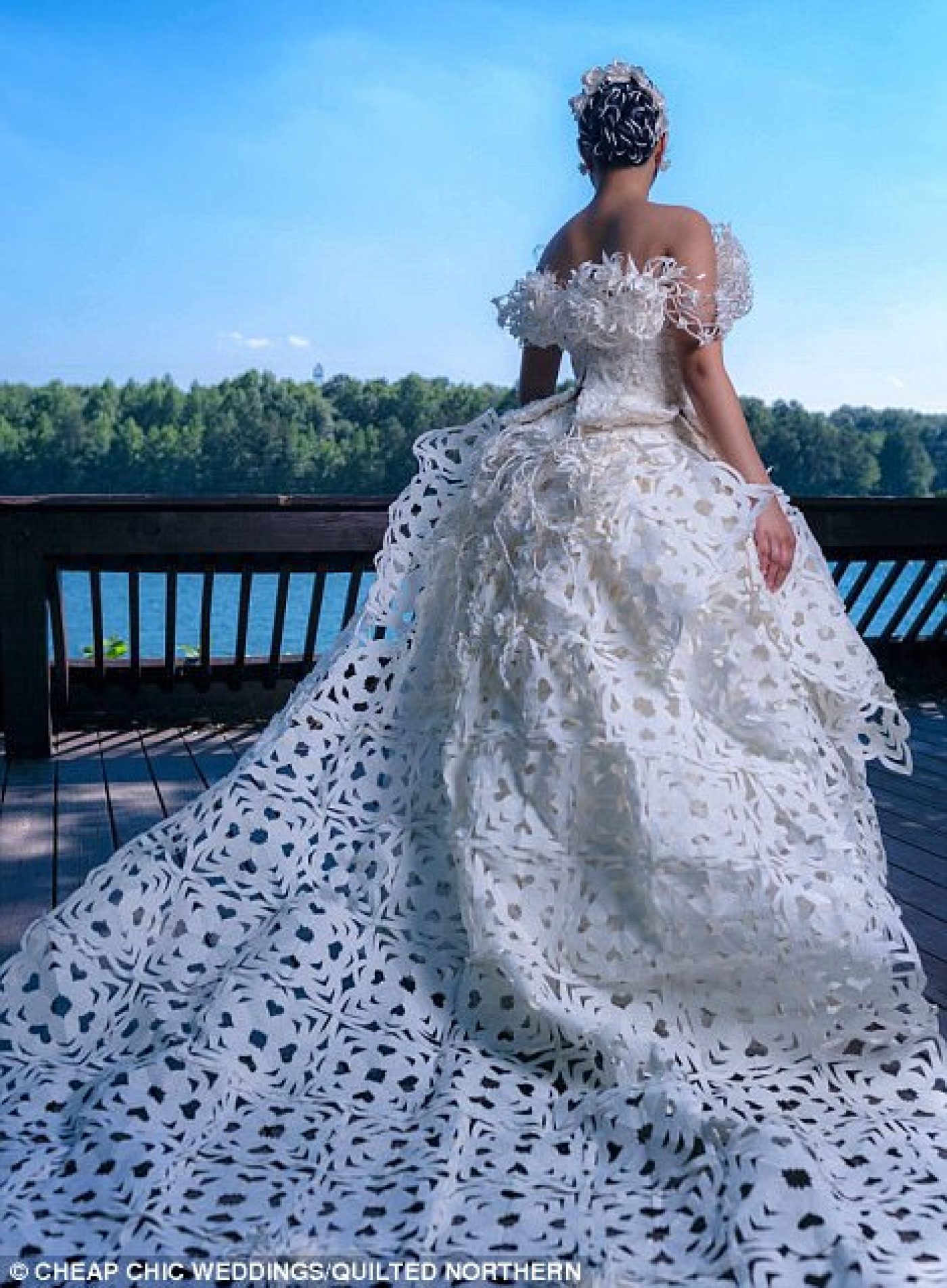 These Wedding Dresses Were Entirely Made Out Of Toilet Paper | FPN