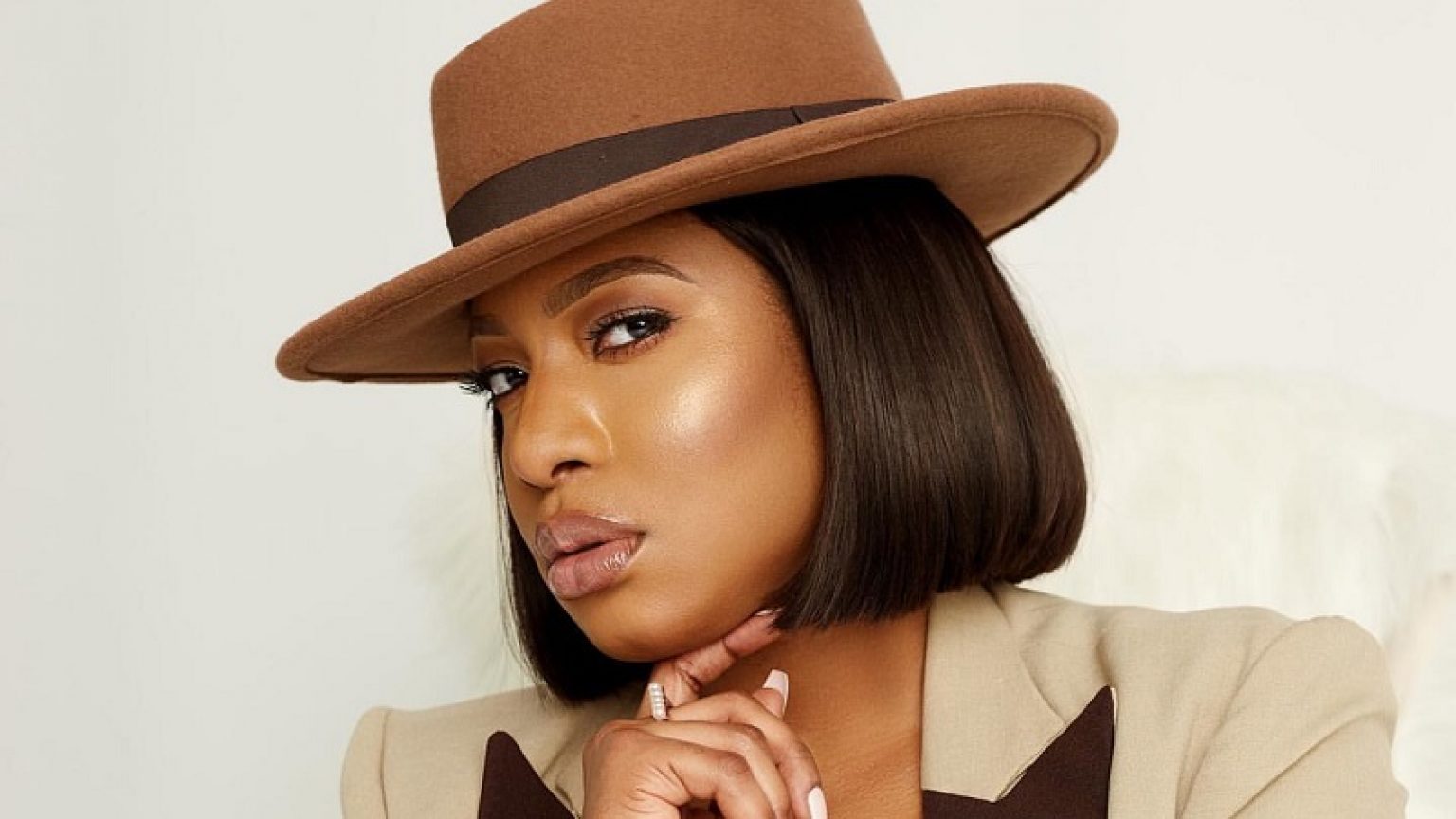 Chika Ike Just Proof She's a True Boss in a Tan Pantsuit | FPN