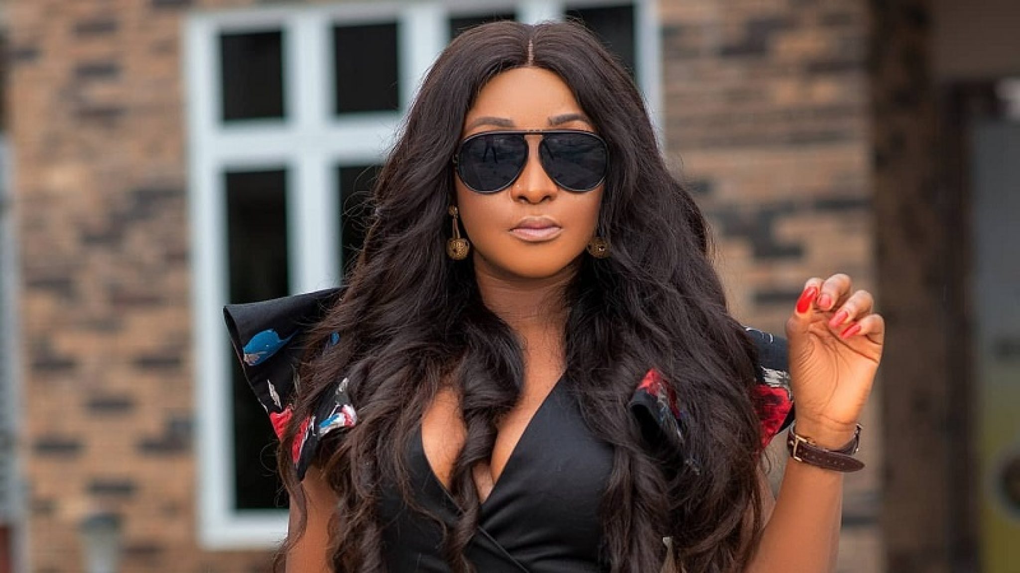 Ini Edo Drapes In Red Dress and Shoes For World Tourism Day | FPN