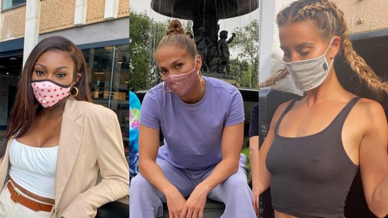 The Most Popular Celebrity Face Mask Trends of 2020, According to ...