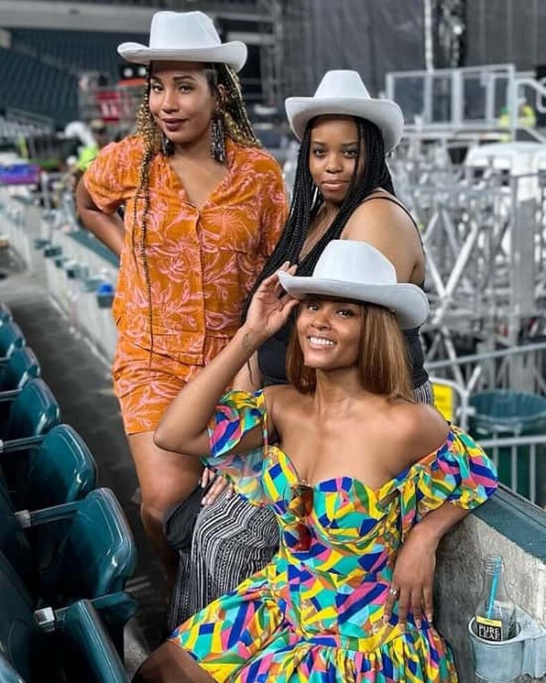 Osas Ighodaro Attends Beyonce's Renaissance Concert in a Mini Dress and Cowboy Hat | FPN
