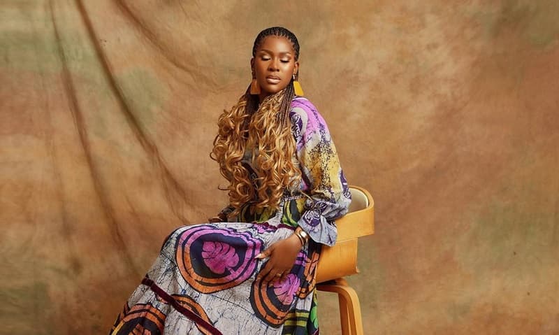 Stephanie Okereke Rocks French Curl Braids