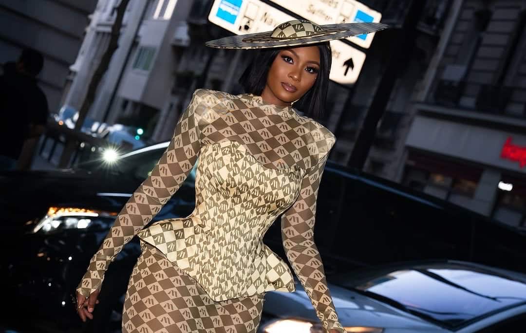 Osas Ighodaro Paris Fashion Week 2025 Look